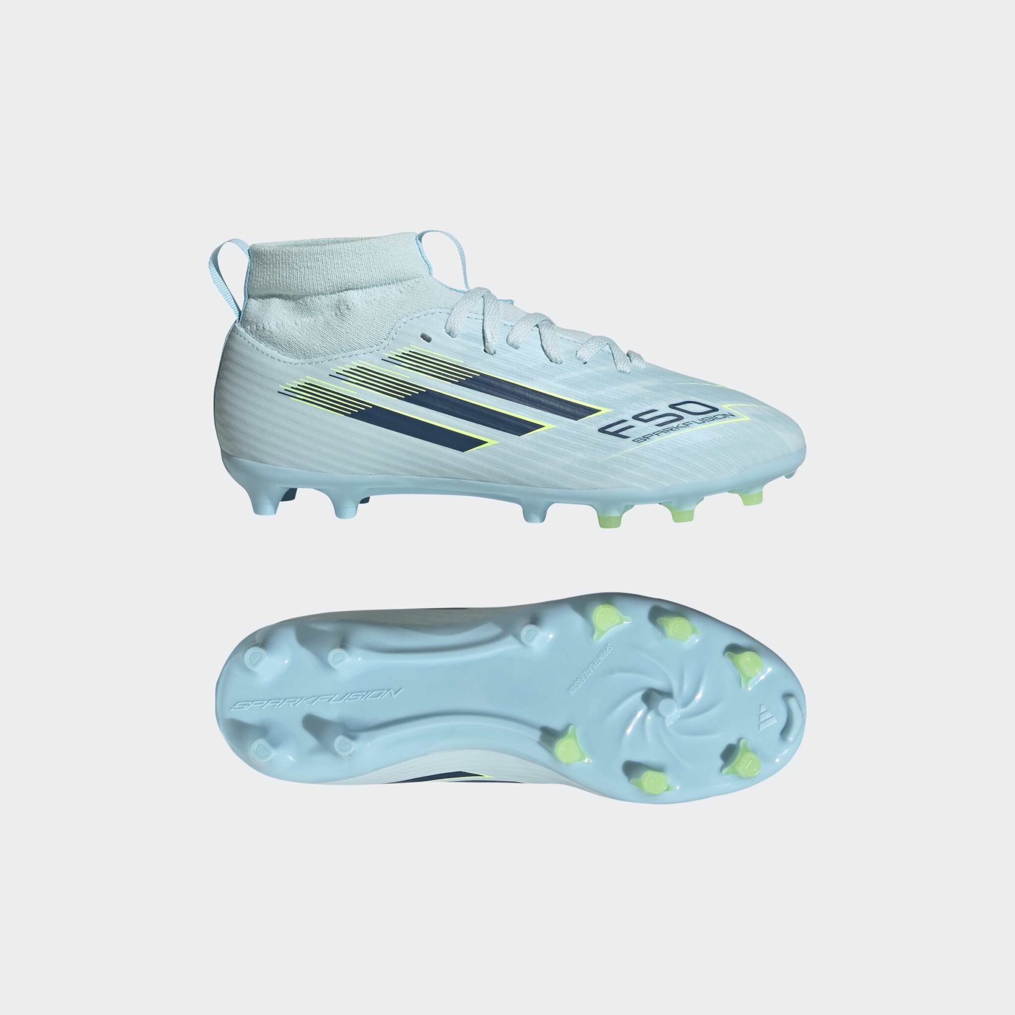 F50 SPARKFUSION LEAGUE Mid Cut Firm Ground / Artificial Ground Football ...