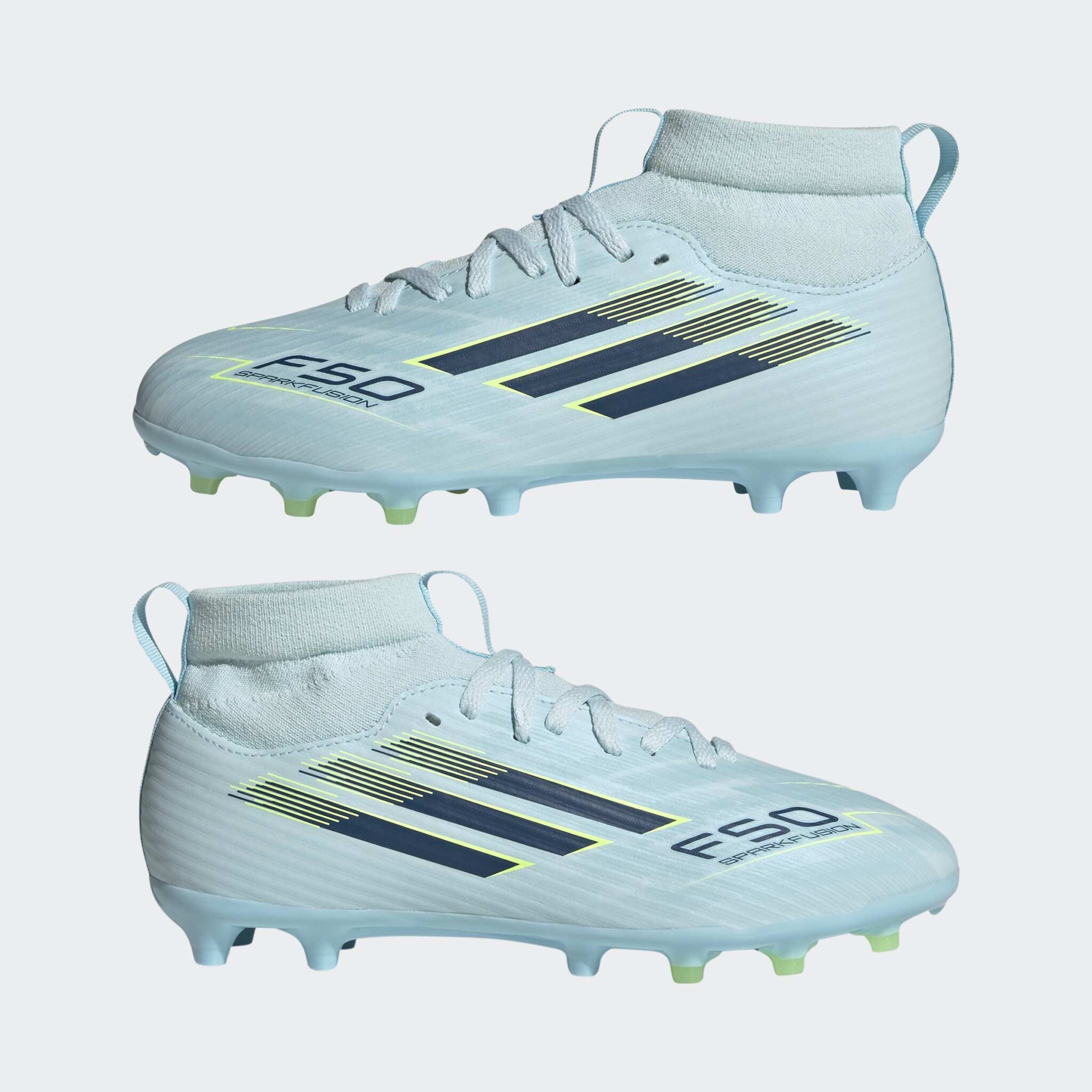 F50 SPARKFUSION LEAGUE Mid Cut Firm Ground / Artificial Ground Football ...